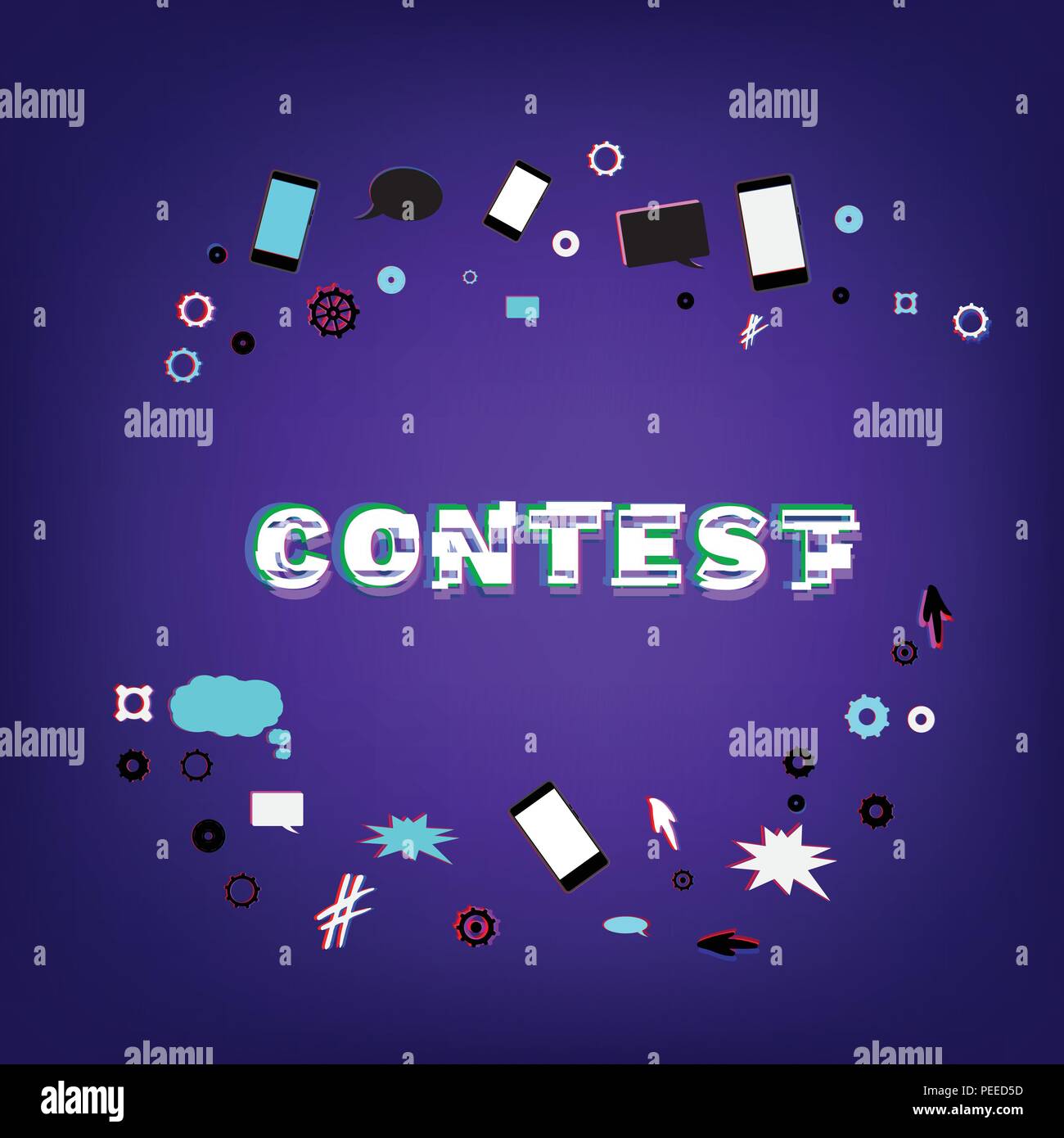 Random items Stock Vector Images - Alamy