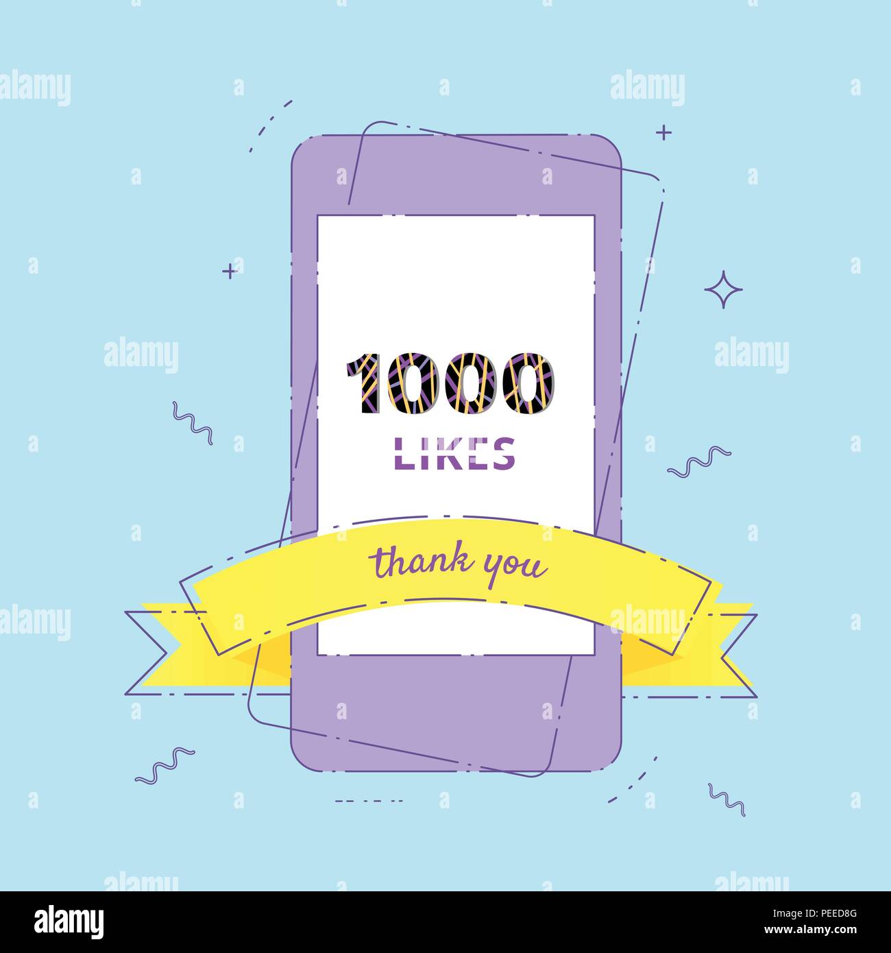 1000 likes vector vectors hi-res stock photography and images - Alamy