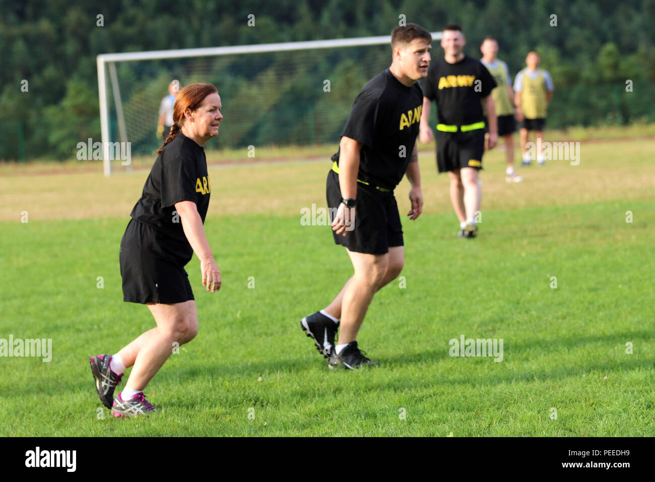 U.S. Army Europe's Command Sgt. Maj. Sheryl D. Lyon participated in a ...