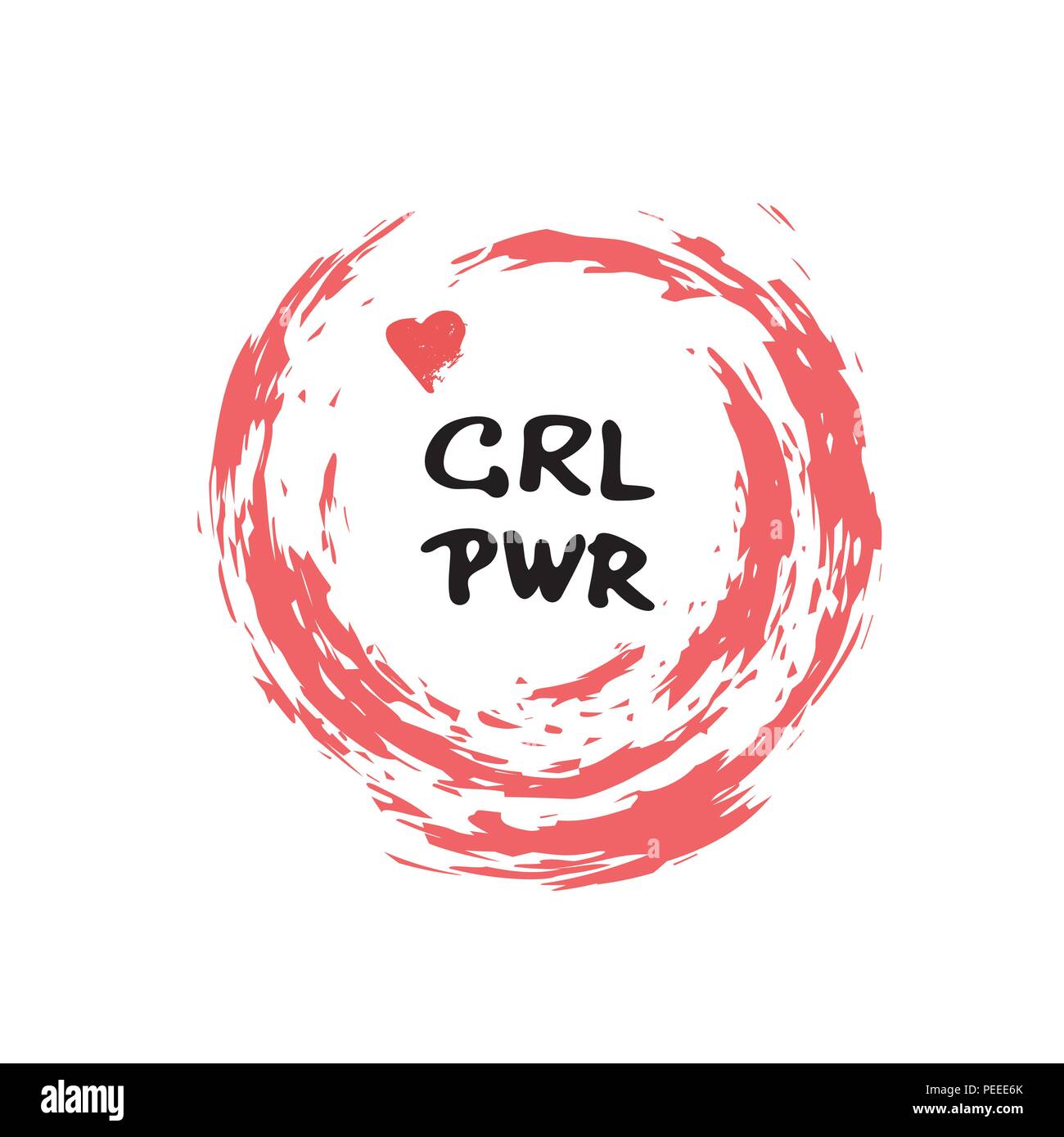 Girl Power composition. Vector illustration Stock Vector Image & Art ...
