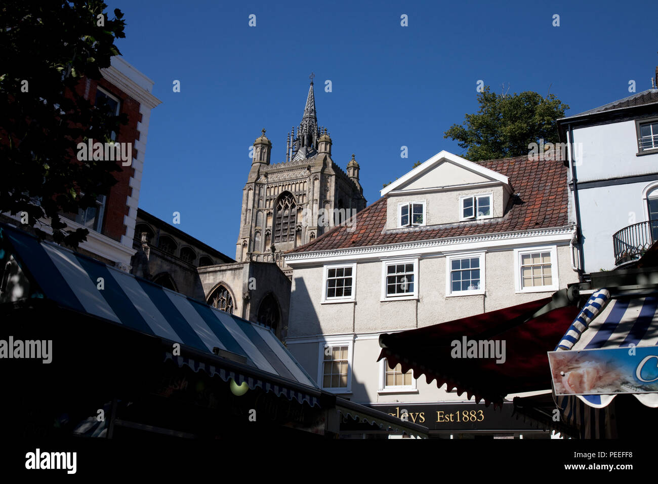 St Peter Mancroft Stock Photo - Alamy