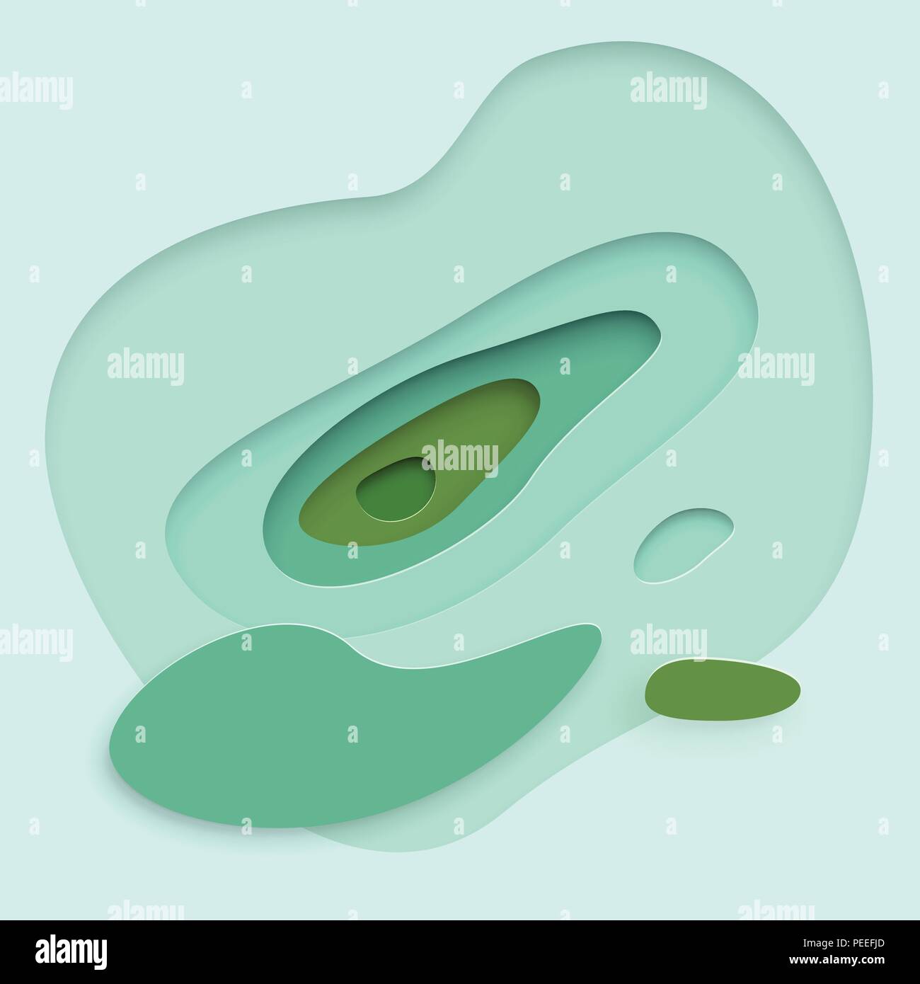 Paper cut background. Element for graphic design - banner, poster ...