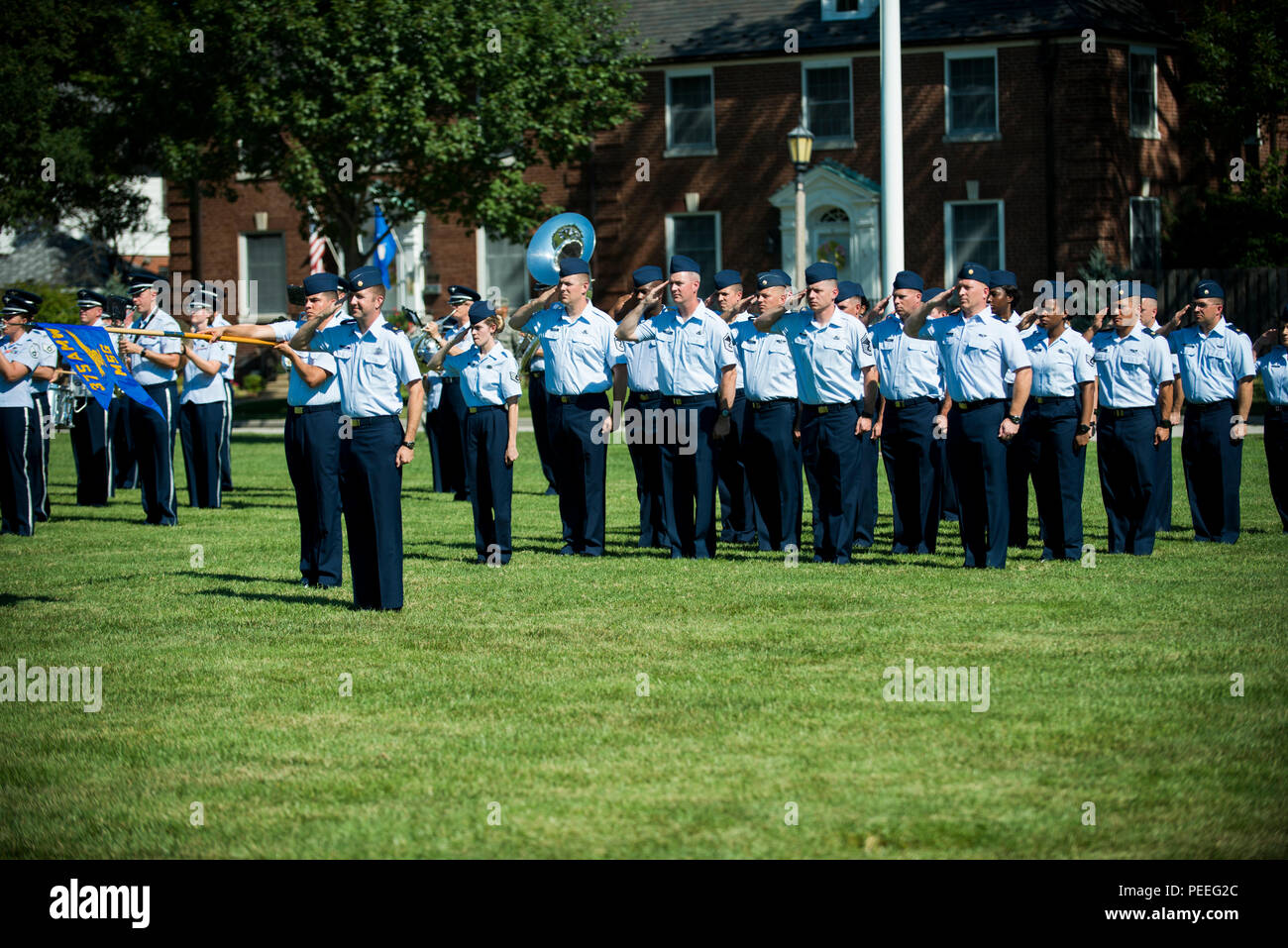 On August 11, 2015, airmen of the 375th Air Mobility Wing participated ...