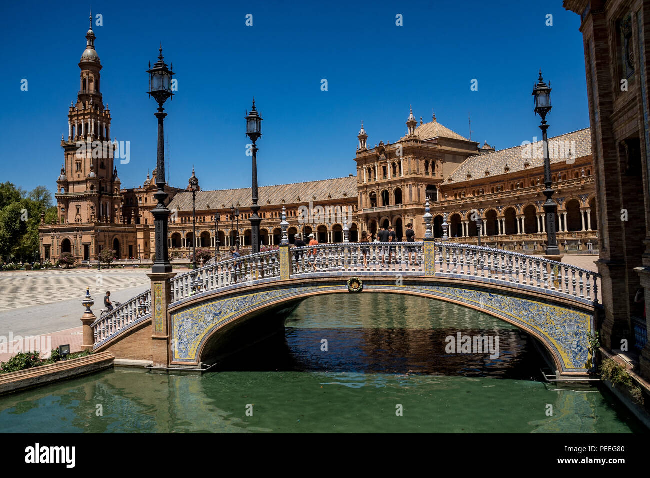 South tower plaza de espana seville hi-res stock photography and images ...
