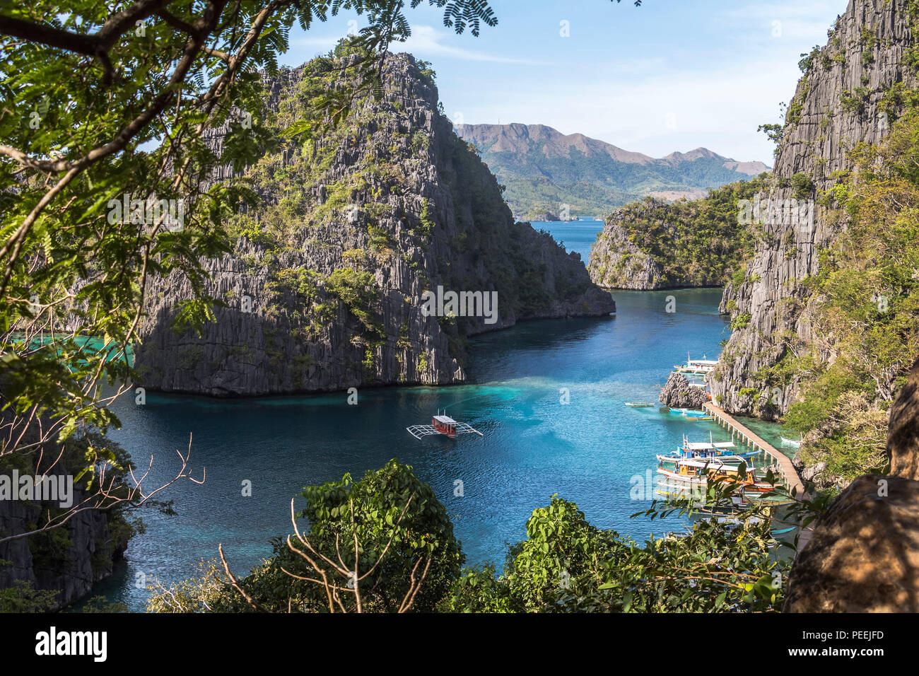 Kayangan lake coron hi-res stock photography and images - Alamy