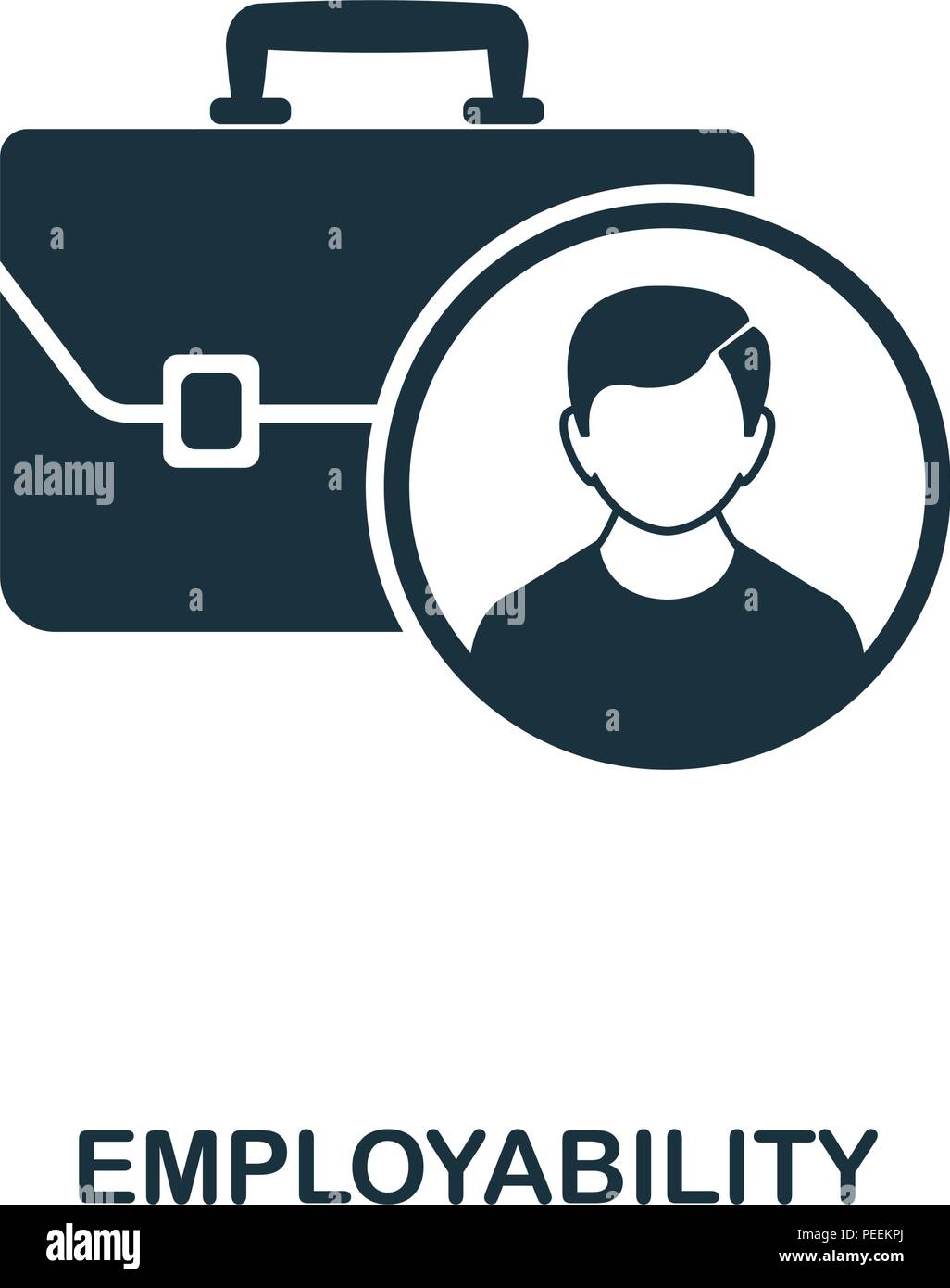 Employability creative icon. Simple element illustration. Employability ...