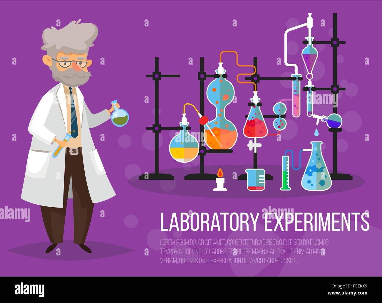 Lab theme Stock Vector Images - Alamy