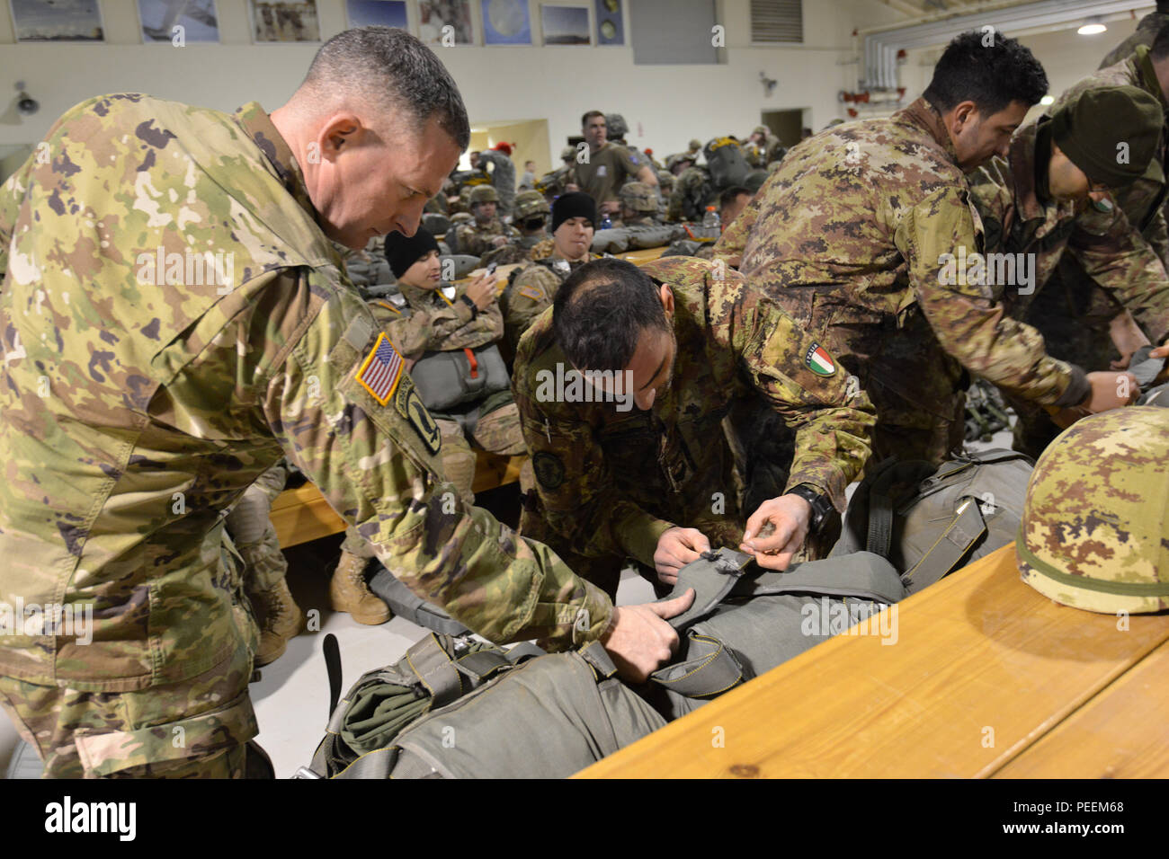 U.S. Army Lt. Col. Eric Baus, deputy commander of the 173rd Airborne ...