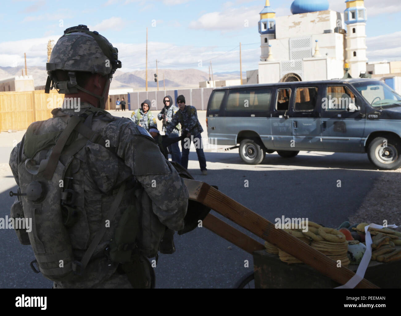 A U.S. Army Soldier assigned to 4th Battalion, 23rd Infantry Regiment ...
