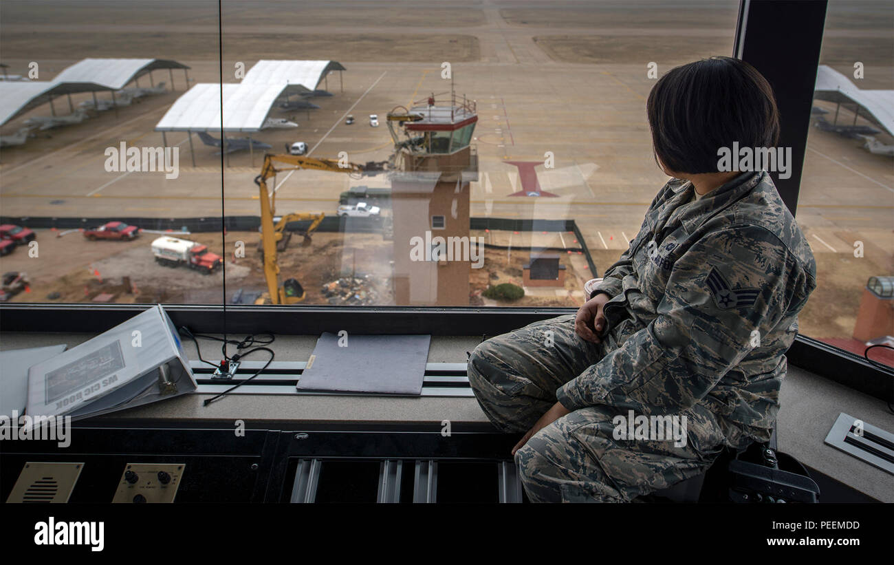 Senior Airman Susana Twilley, a 71st Operations Support Squadron air ...