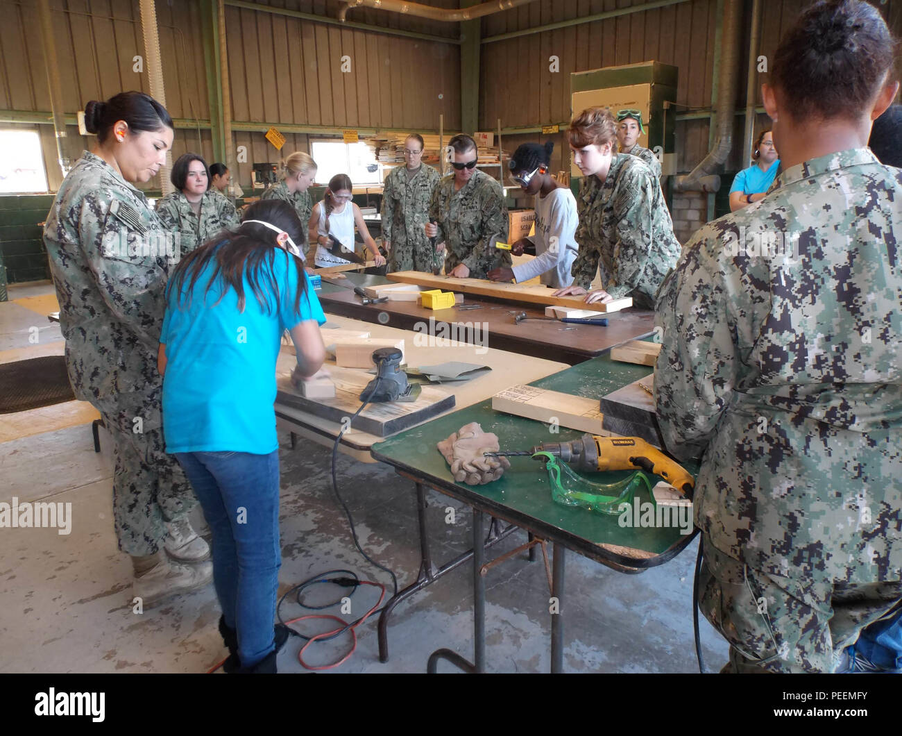 151028-N-ZZ999-001 NAVAL STATION ROTA, Spain (Oct. 28, 2015) Girls from ...