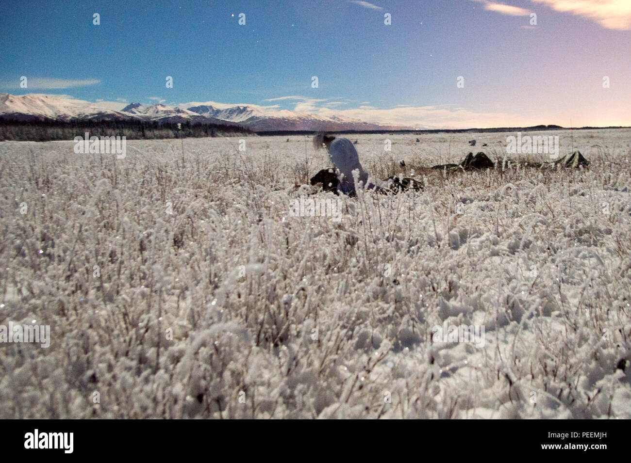 A paratrooper assigned to U.S. Army Alaska's 2nd Battalion, 377th ...