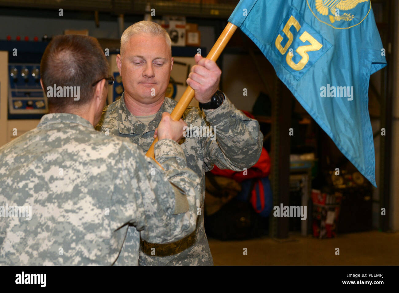 Indiana Army National Guard Maj. Nate Skelly takes the 53rd Civil ...