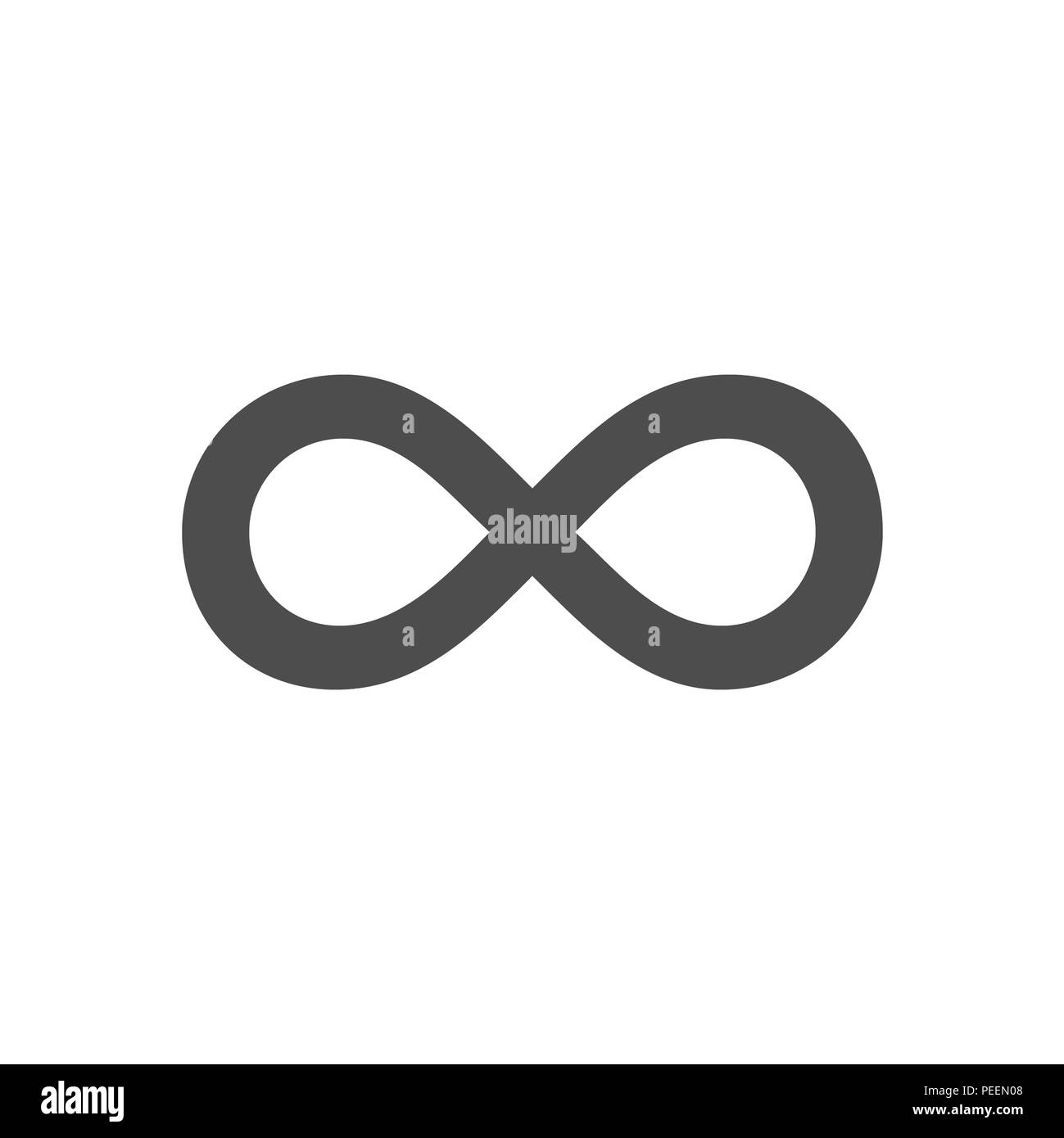 Infinity symbol loop. Figure 8 icon, eternity logo sign in original ...