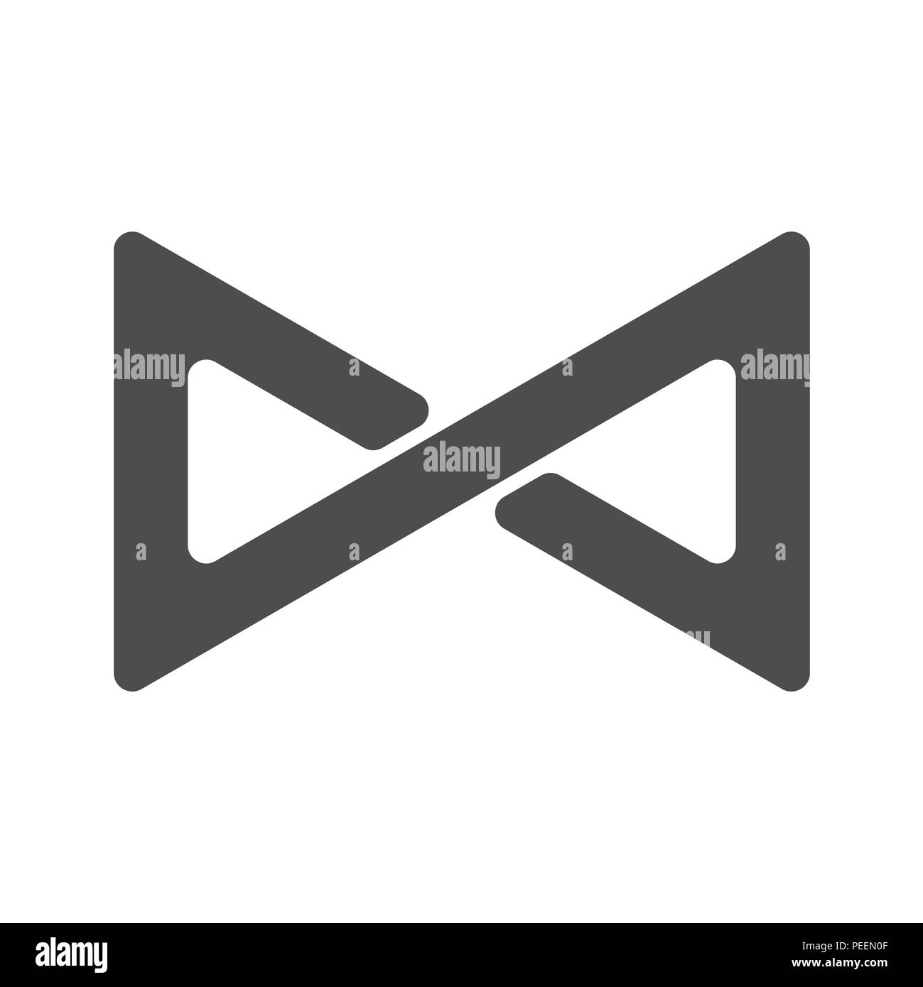 Infinity symbol loop. Figure 8 icon, eternity logo sign in original ...