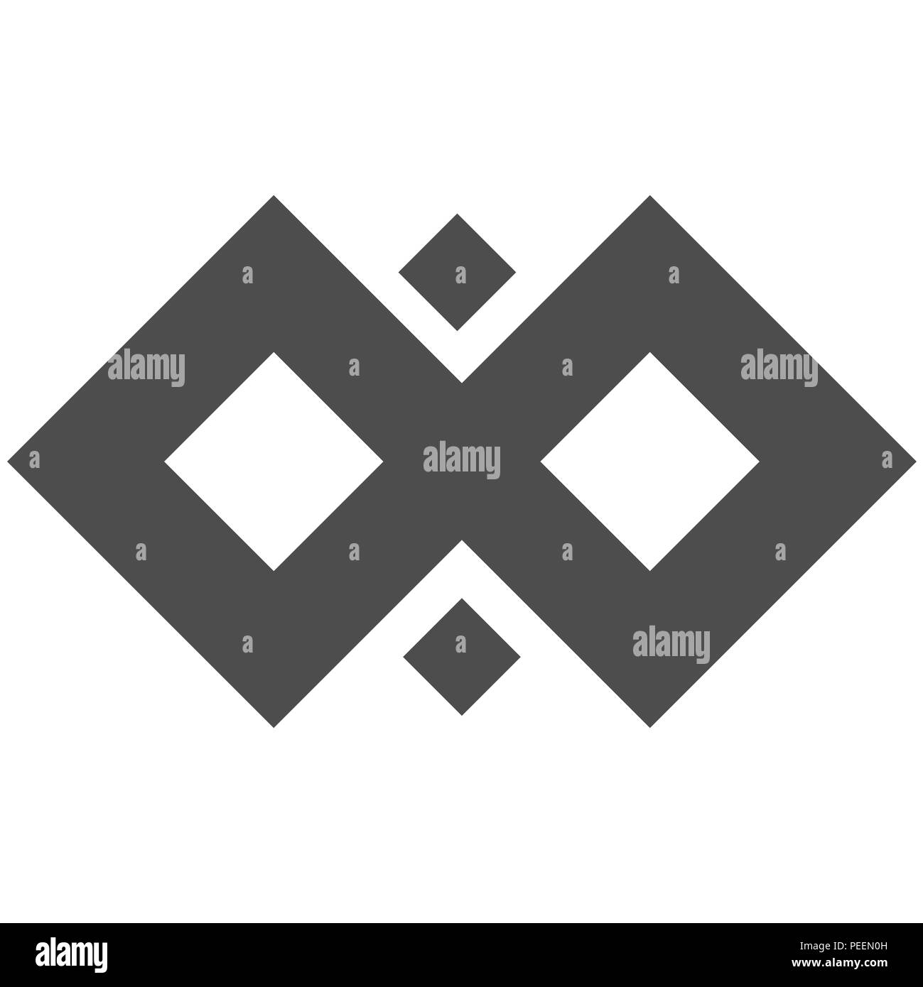 Infinity symbol loop. Figure 8 icon, eternity logo sign in original ...