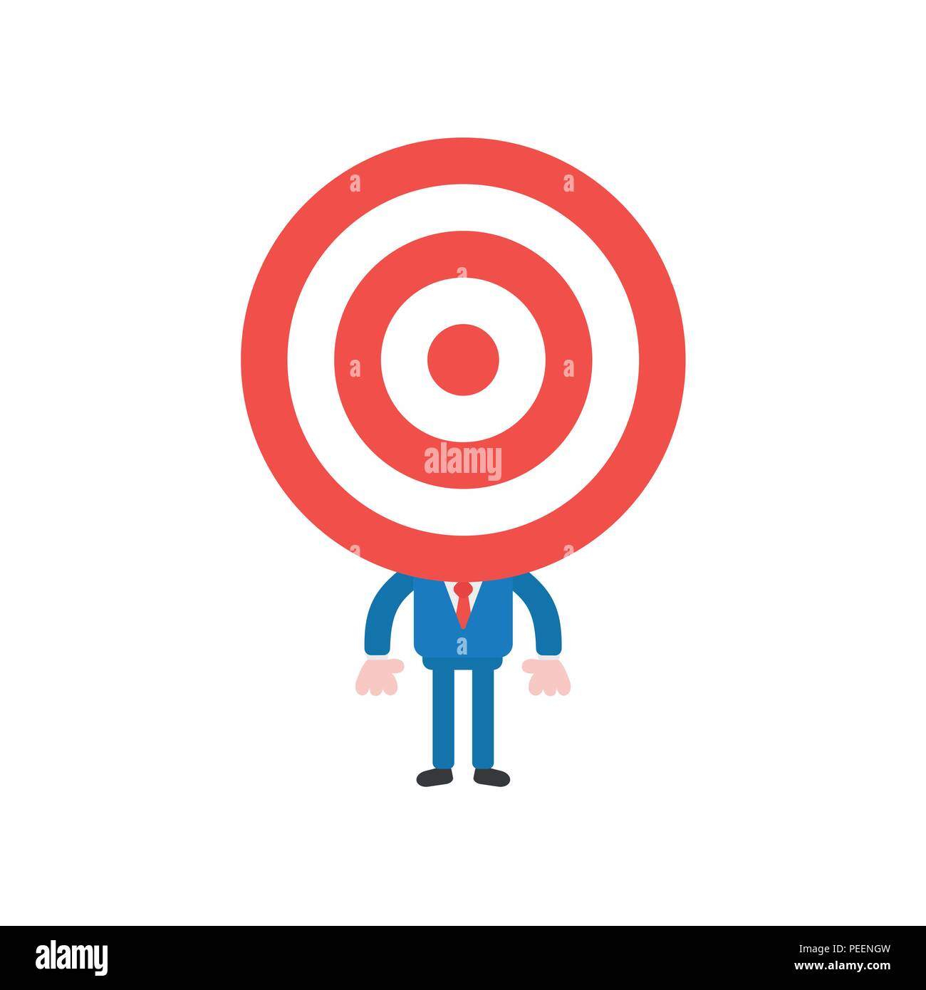 Bullseye character Stock Vector Images - Alamy