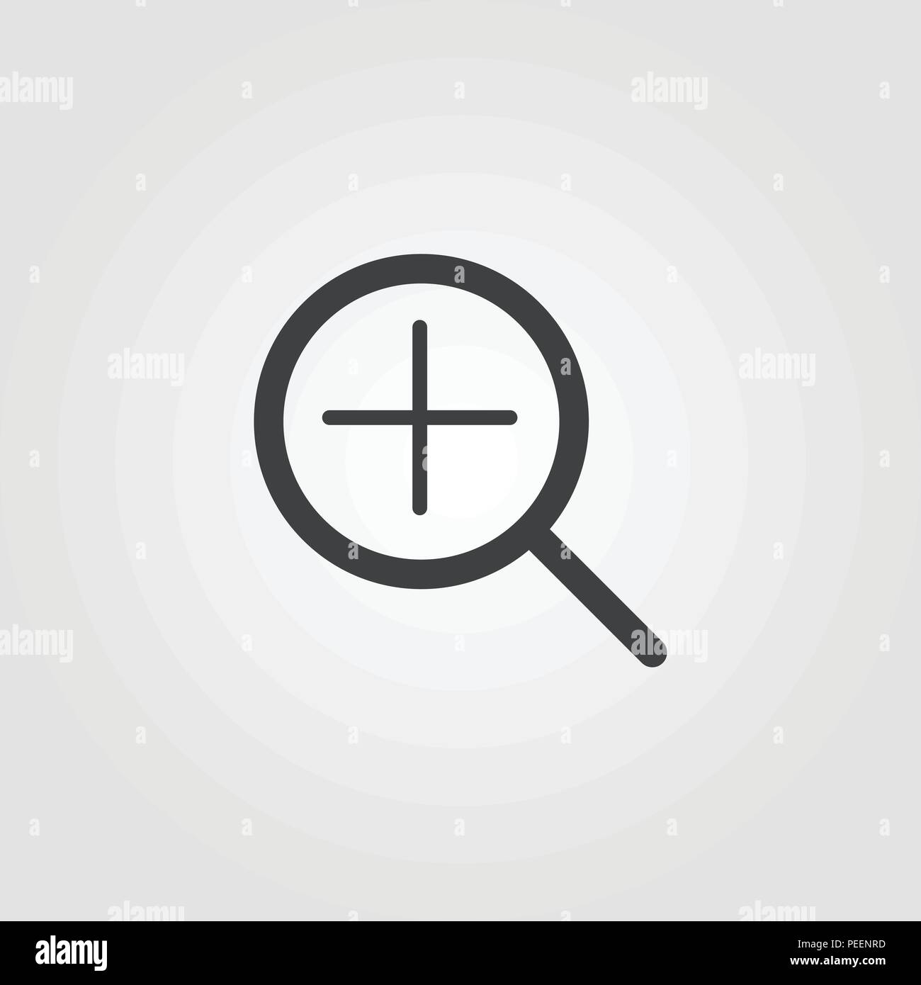 Zoom In creative icon. Simple element illustration. Zoom In concept ...