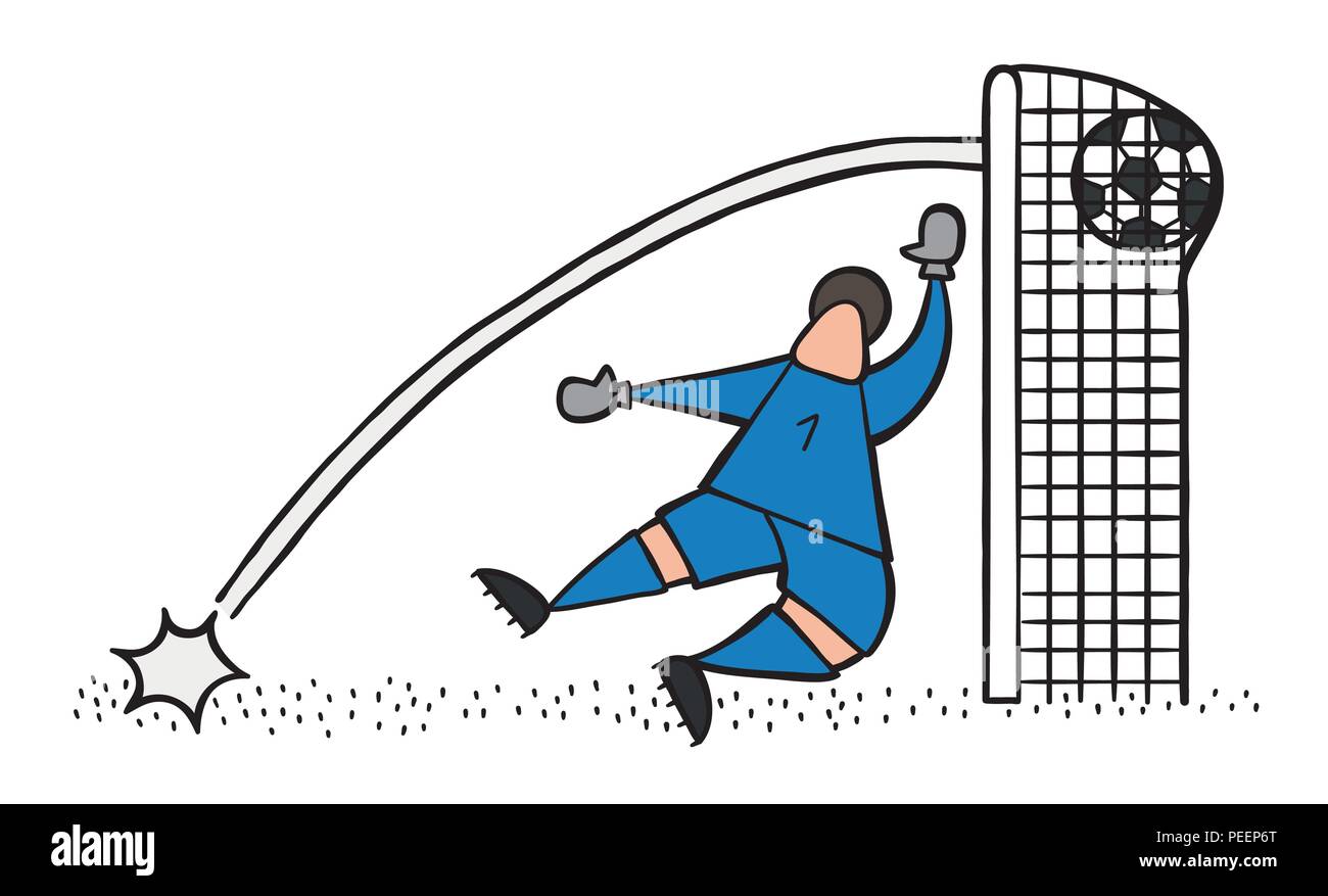 Goalkeeping soccer Cut Out Stock Images & Pictures - Alamy