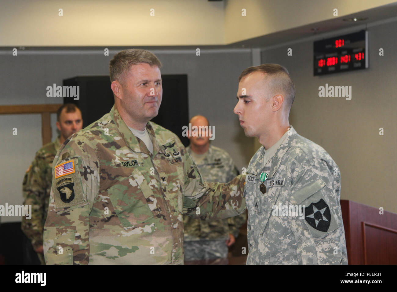 Col. William Taylor, the 2nd Combat Aviation Brigade commander ...