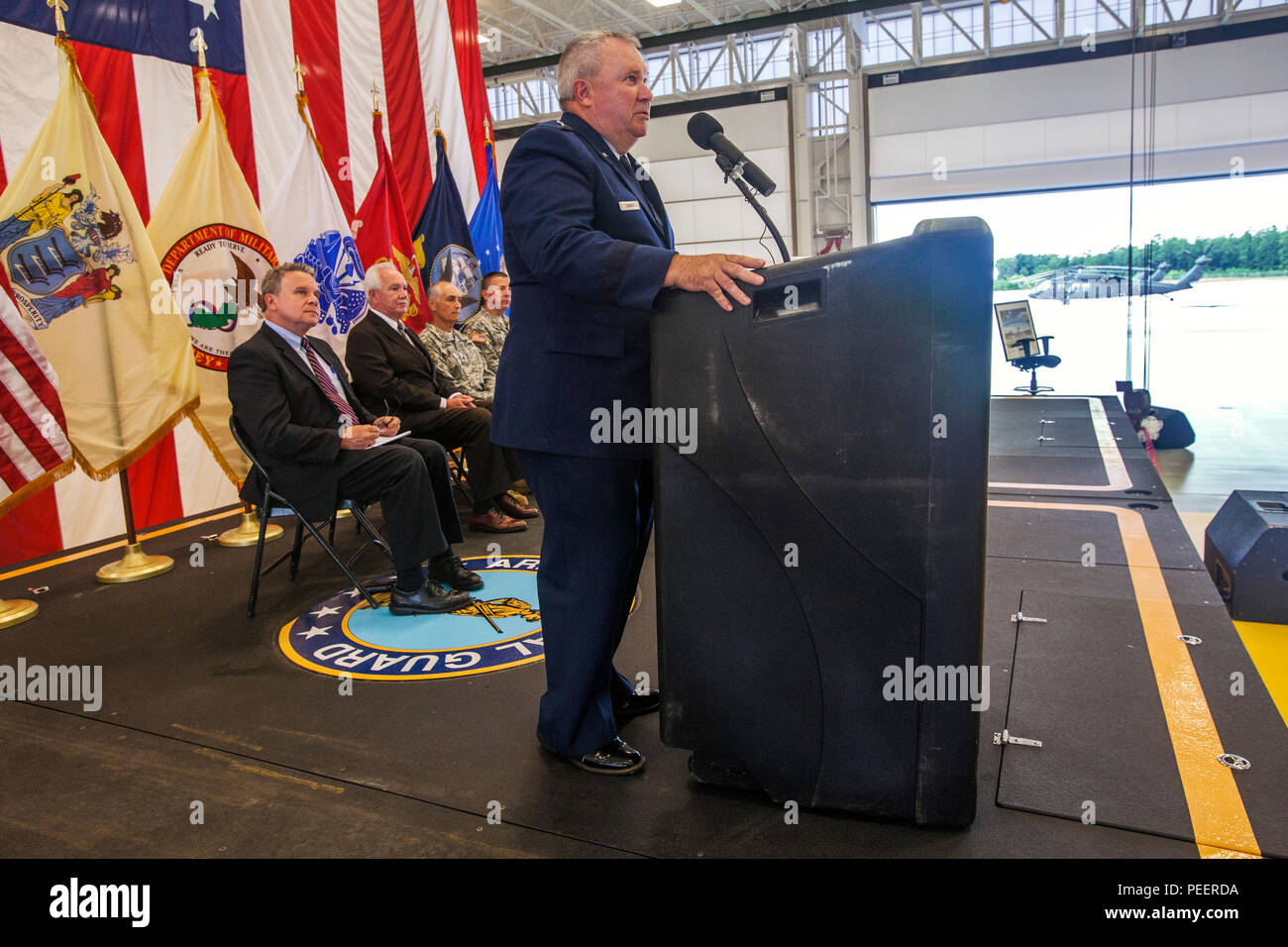 Brig. Gen. Michael L. Cunniff, the adjutant general, addresses ...