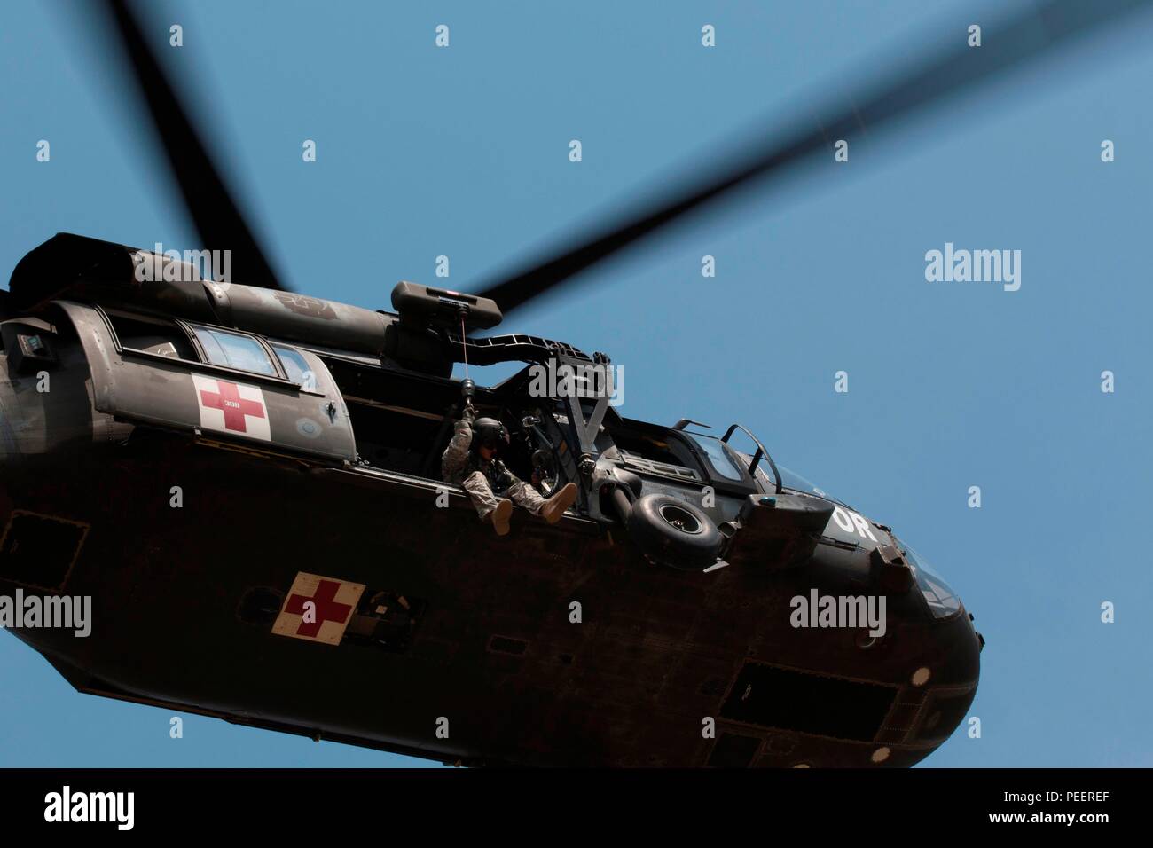 Spc. Zachary Gauthier, a flight paramedic from 5th Battalion, 159th ...