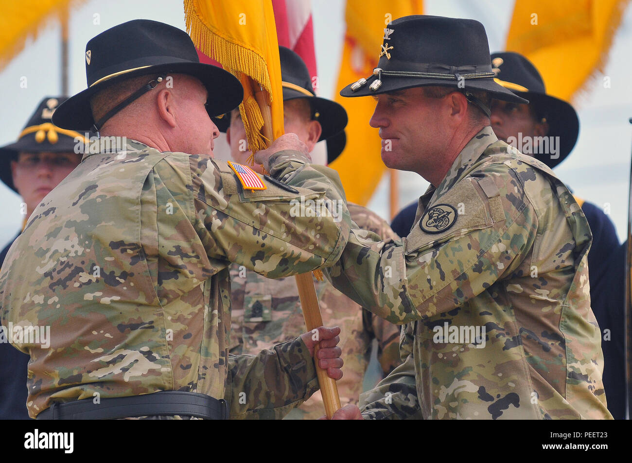 Col. Cameron Cantlon (right), 75th commander of the 3rd Cavalry ...