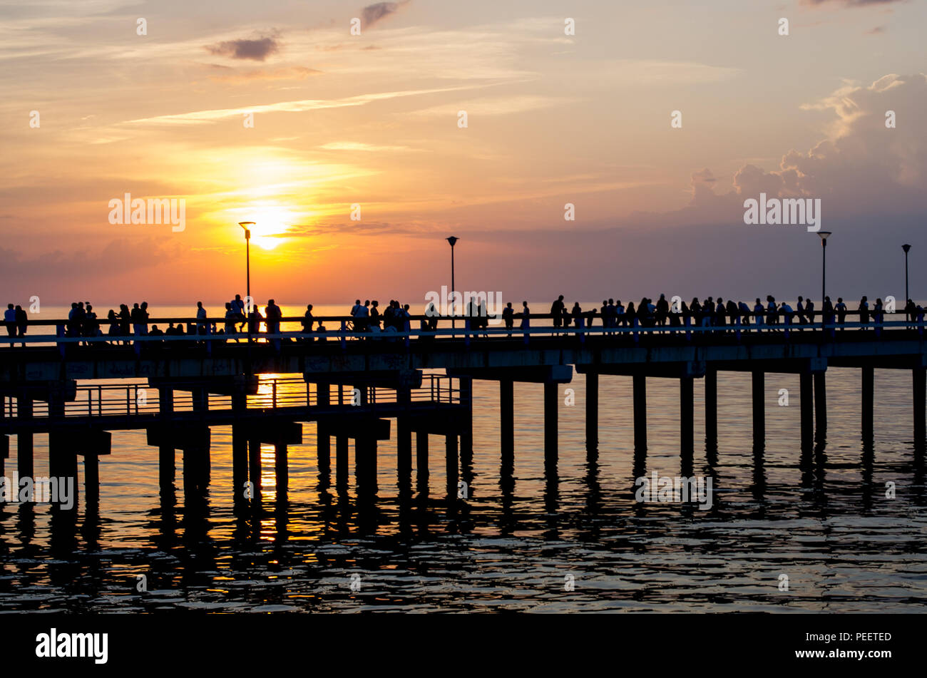 Palanga pier hi-res stock photography and images - Alamy