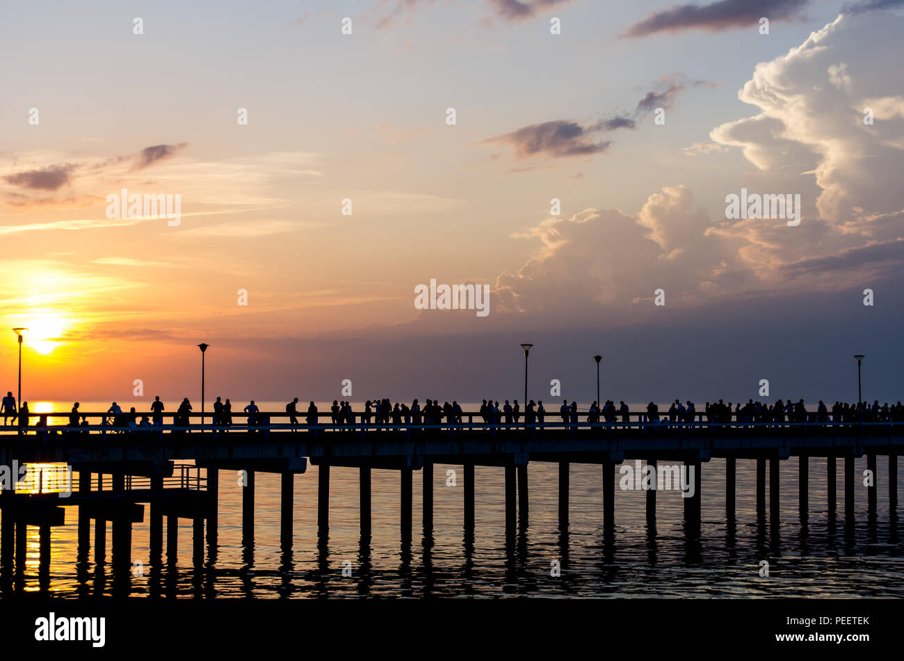 Palanga pier hi-res stock photography and images - Alamy