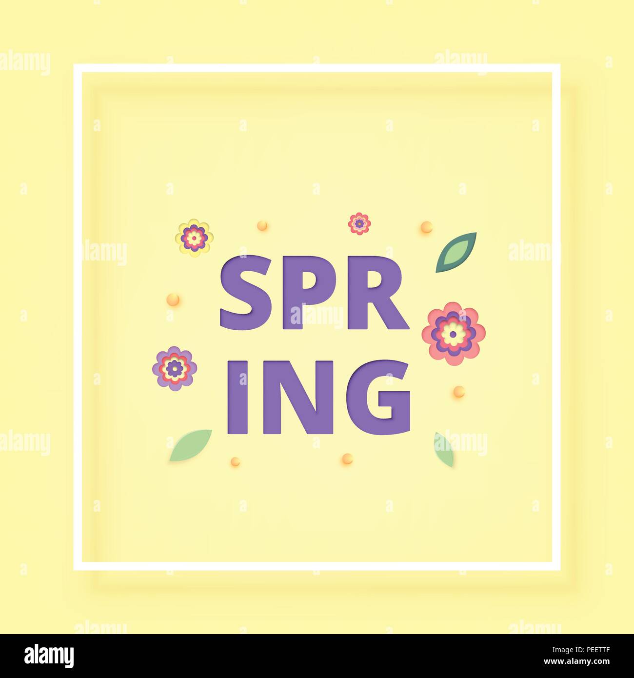 Spring banner. Vector illustration Stock Vector Image & Art - Alamy