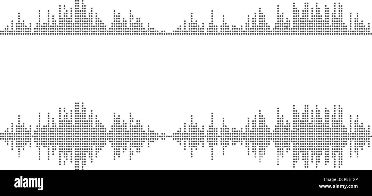 Sound waves vector illustration design template Stock Vector Image ...