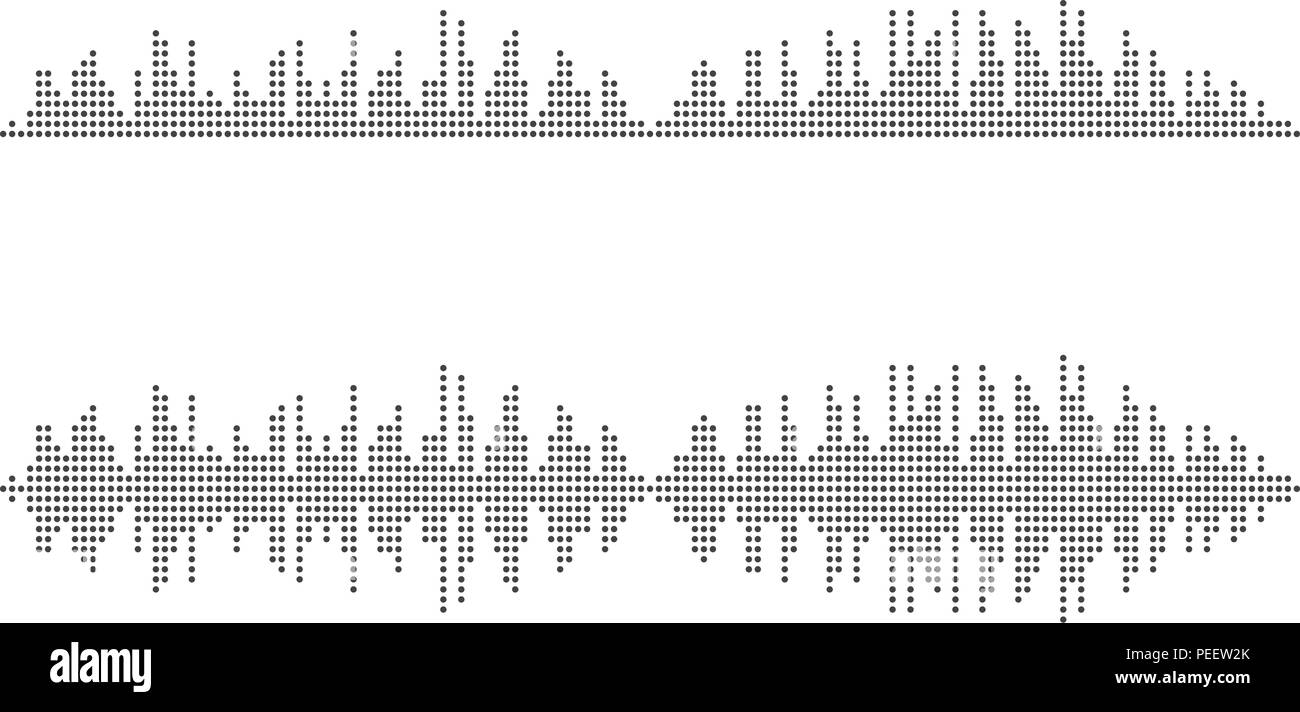 Sound waves vector illustration design template Stock Vector Image ...