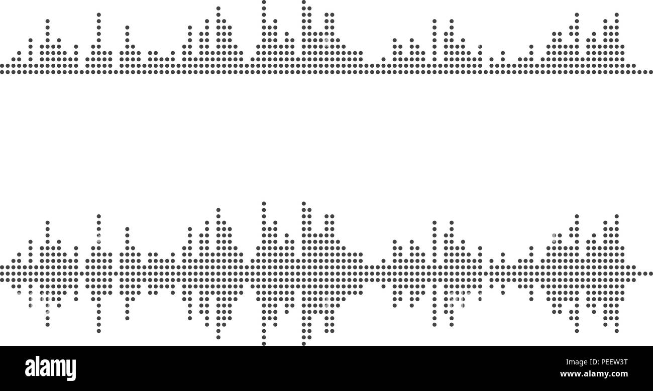 Sound waves vector illustration design template Stock Vector Image ...