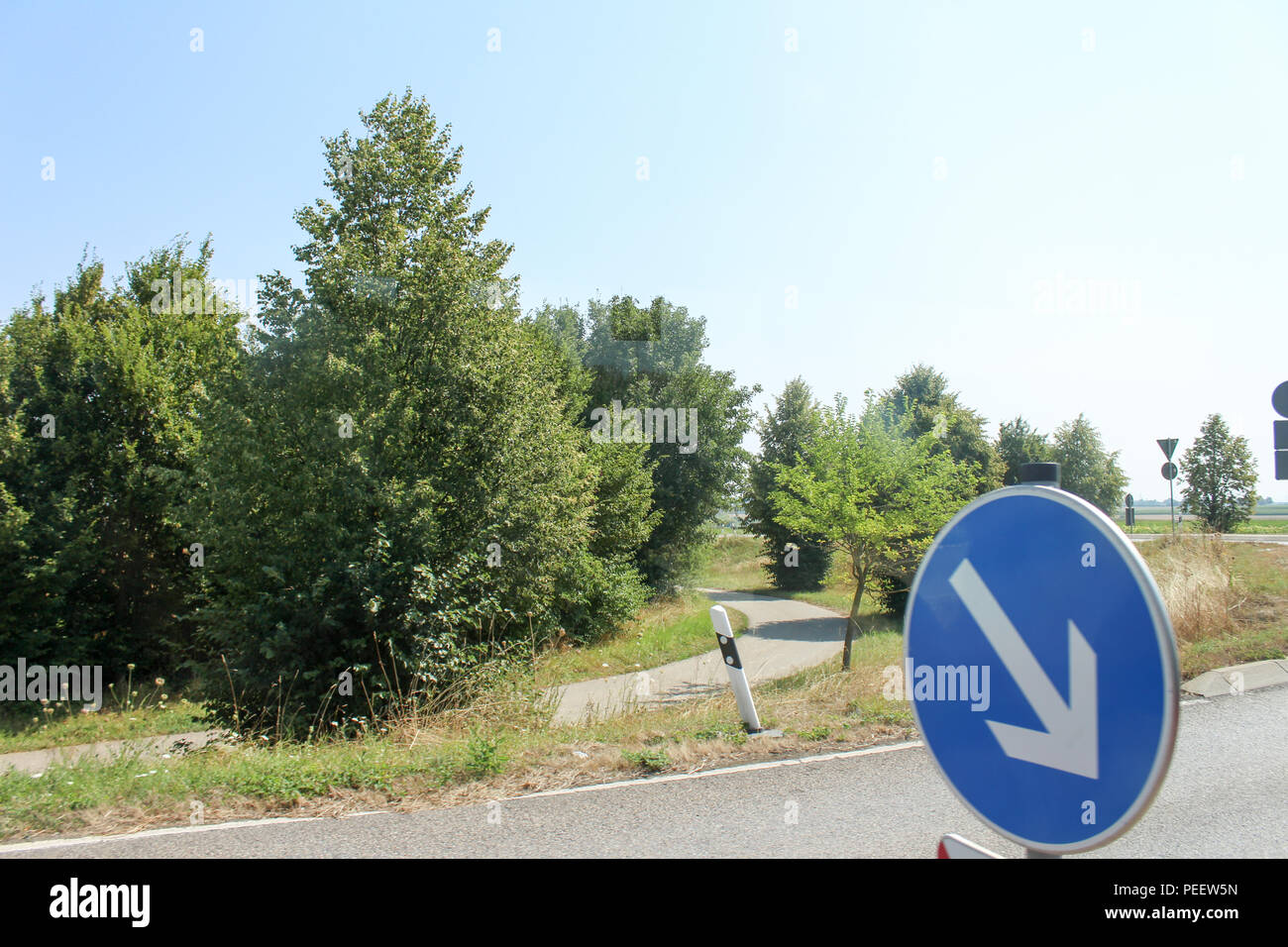 Roads in Europe countries Stock Photo - Alamy