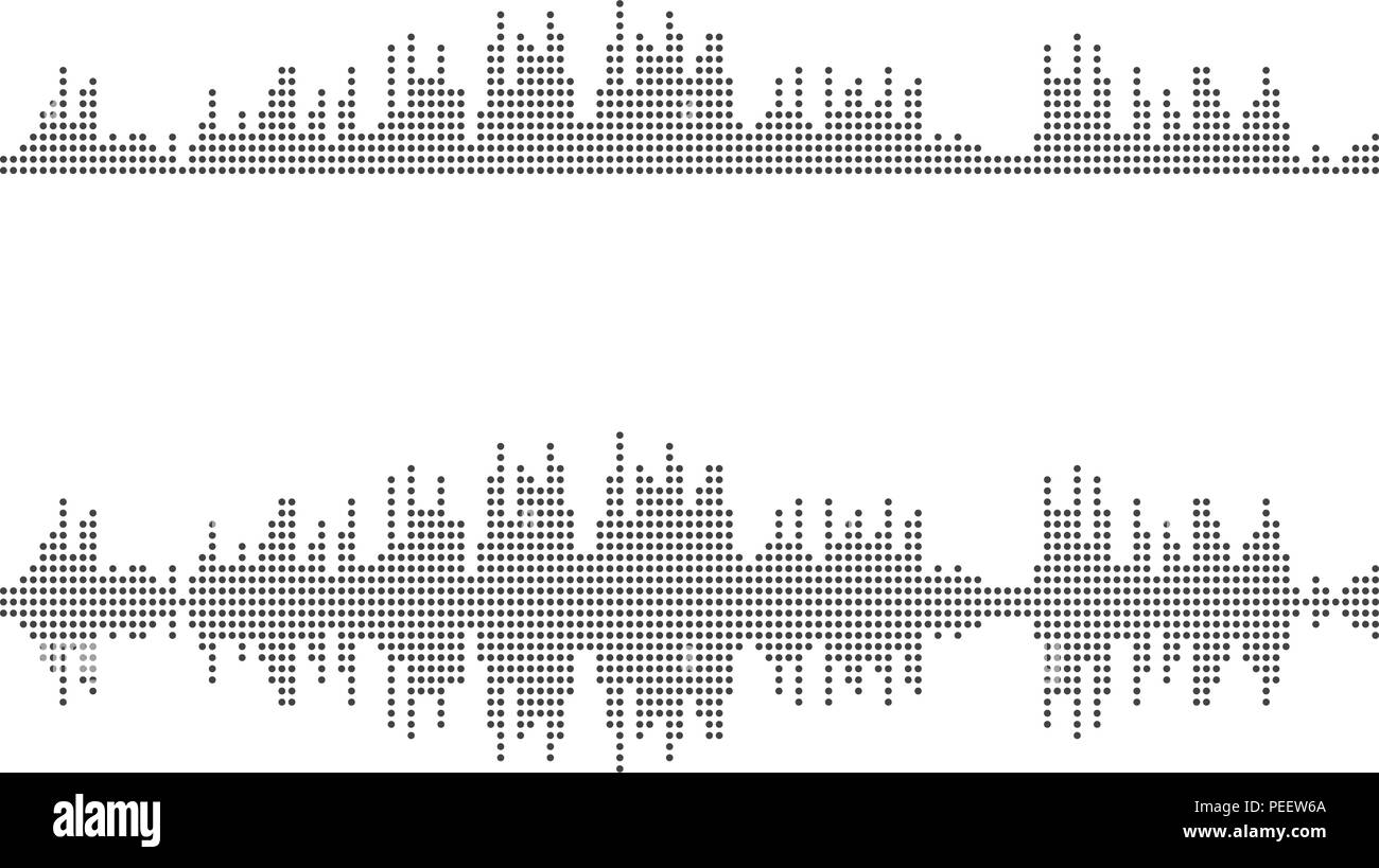 Sound waves vector illustration design template Stock Vector Image ...