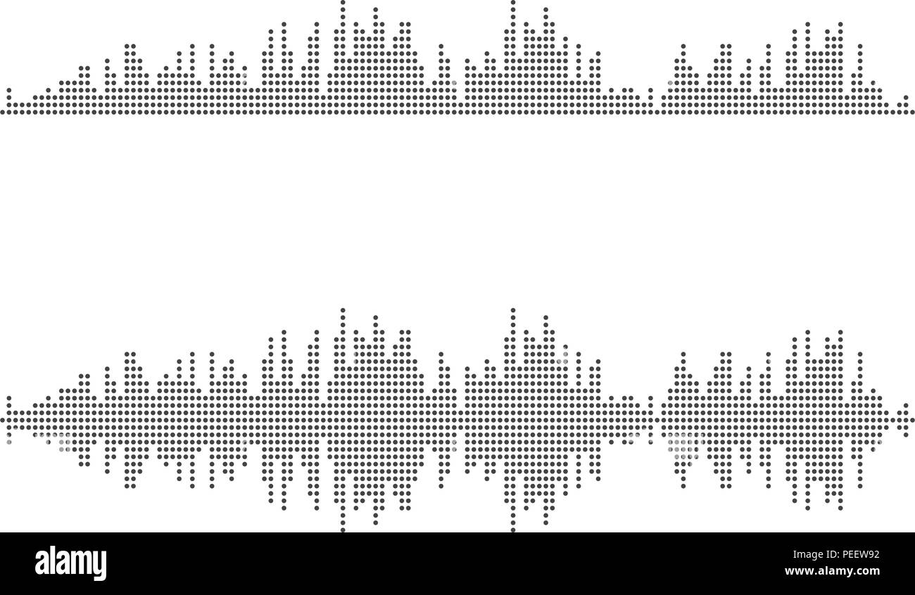 Sound waves vector illustration design template Stock Vector Image ...