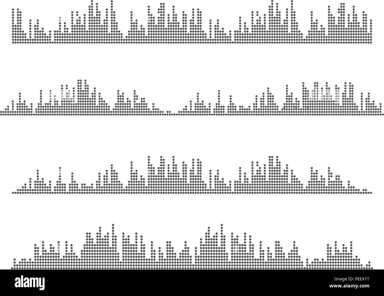 Sound waves vector illustration design template Stock Vector Image ...
