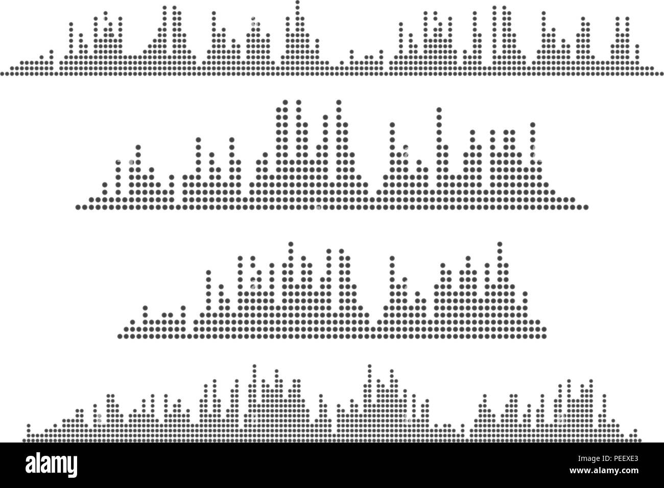 Sound waves vector illustration design template Stock Vector Image ...