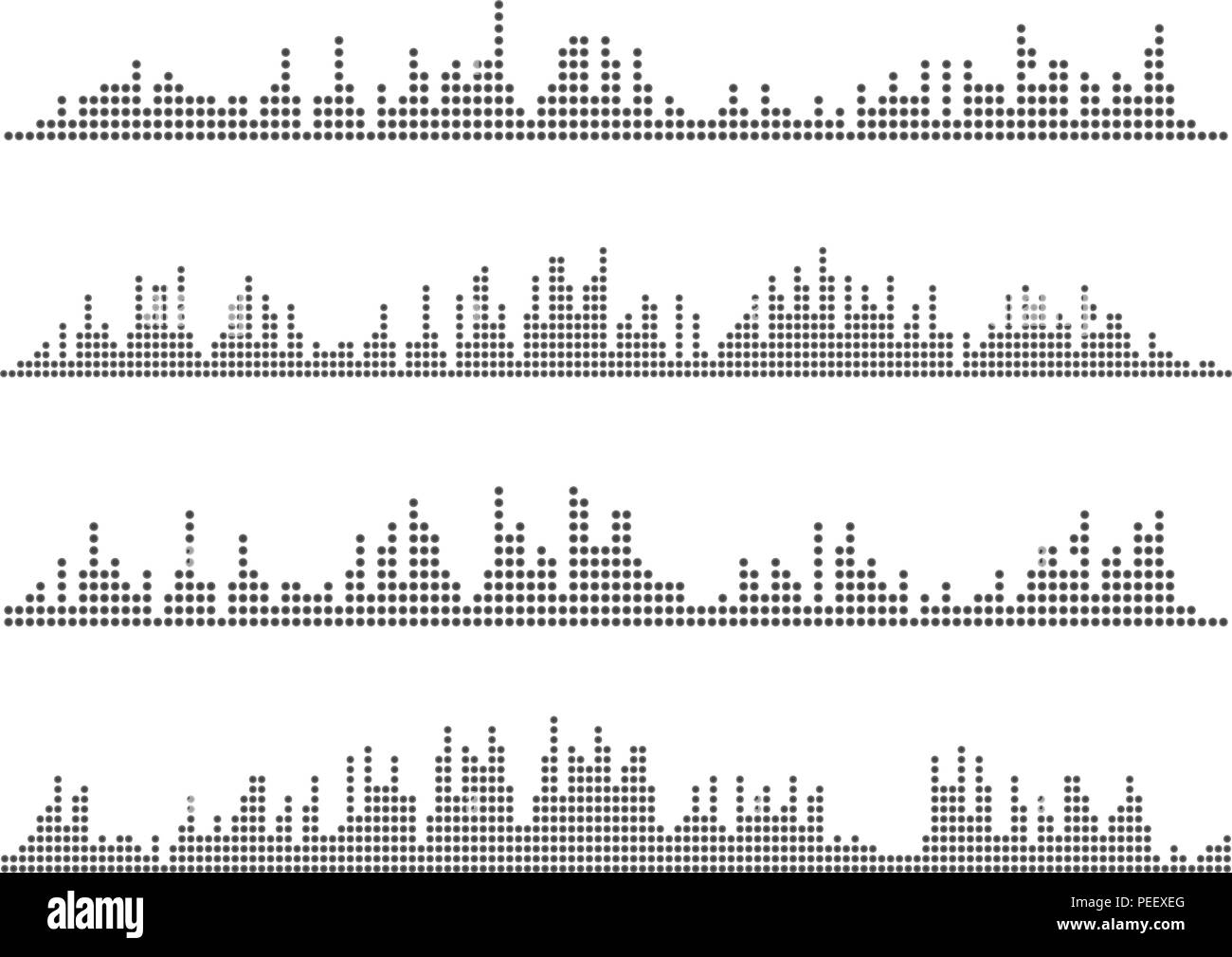 Sound waves vector illustration design template Stock Vector Image ...