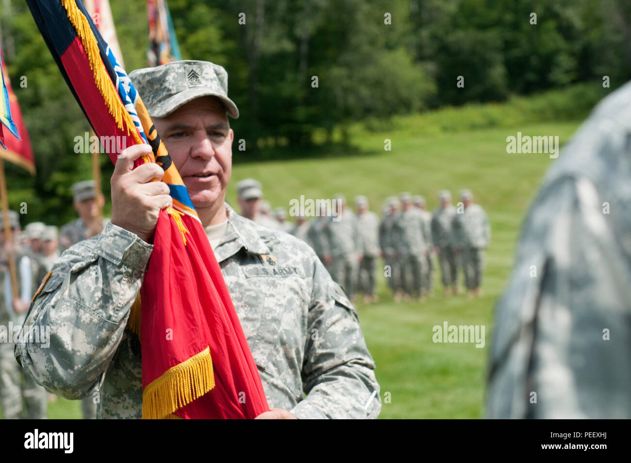 Command Sgt. Maj. Paul Edwards, 86th Infantry Brigade Combat Team ...