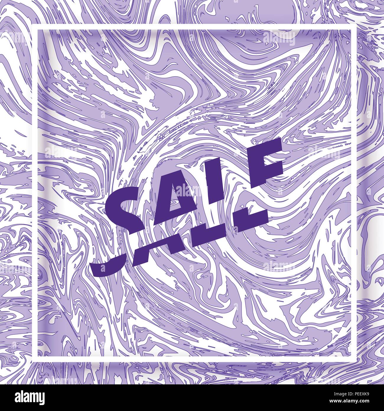 Sale square card. Vector Illustration Stock Vector Image & Art - Alamy