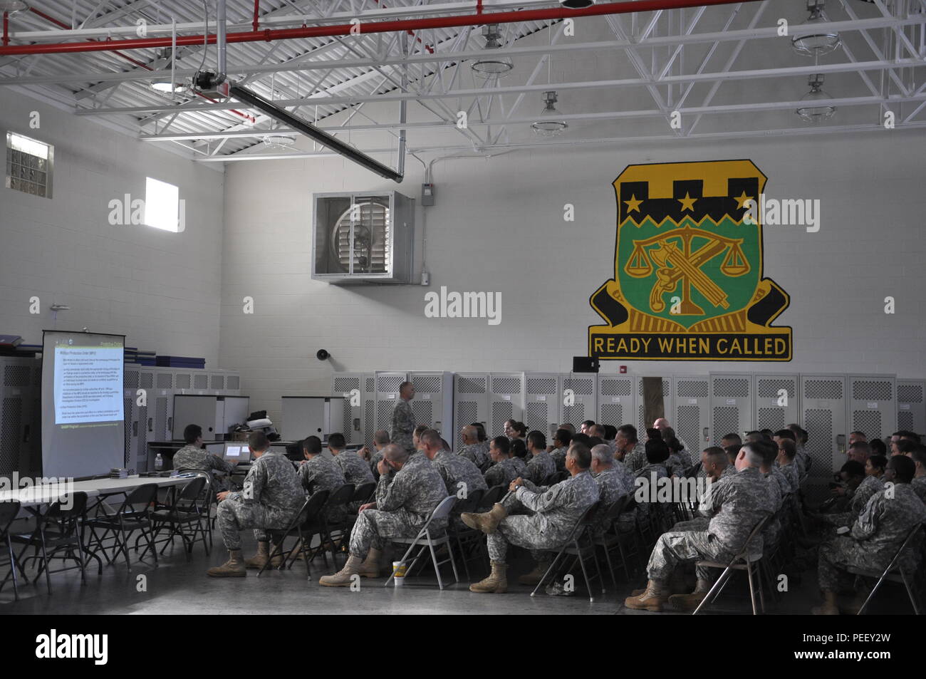 Soldiers assigned to the 105th Military Police Battalion, 130th ...