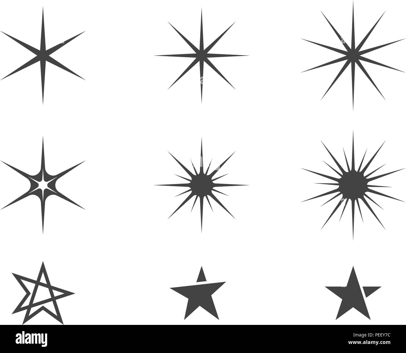 Star icon Template vector illustration design Stock Vector Image & Art ...