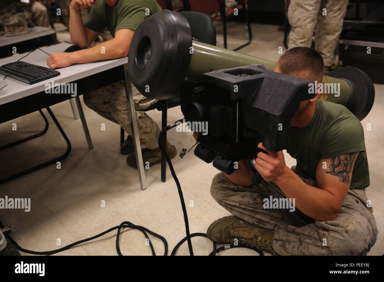 Lance Cpl. Shaun Thompson, an anti-tank missile man with Combined Anti ...
