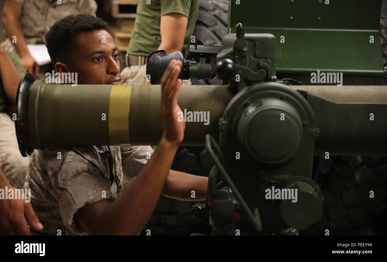 Lance Cpl. Morgan Canady-Town, a machine gunner with Combined Anti ...