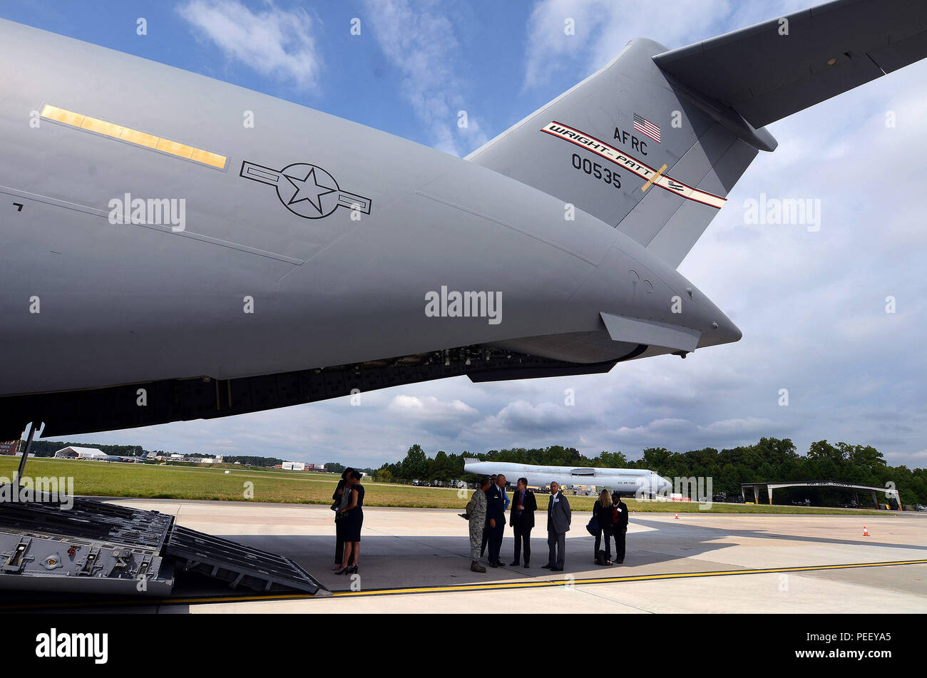 The Containerized Biocontainment System is mounted on a U.S. Air Force ...