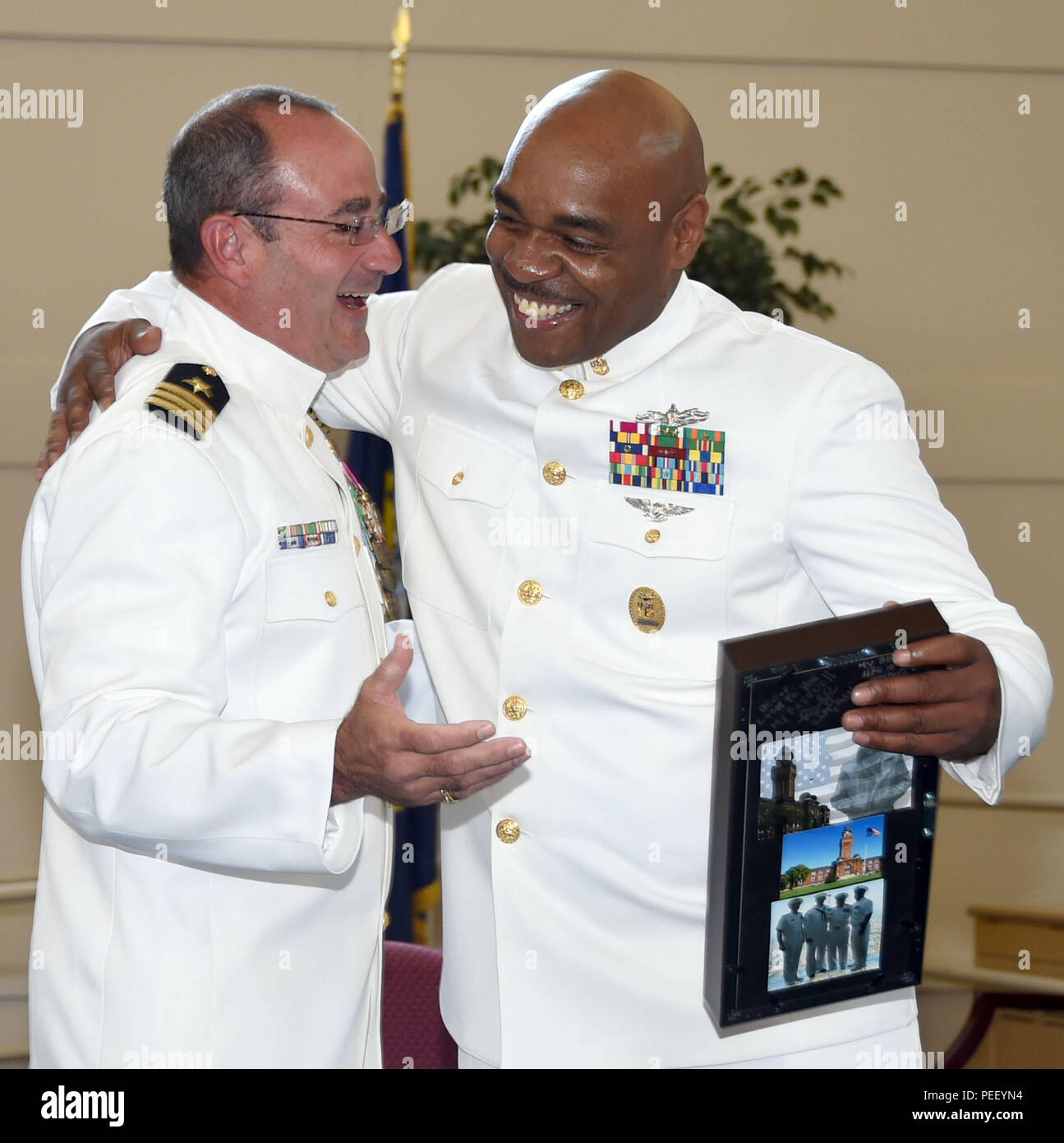 GREAT LAKES, Ill., (August 7, 2015) – Command Master Chief Leon R ...