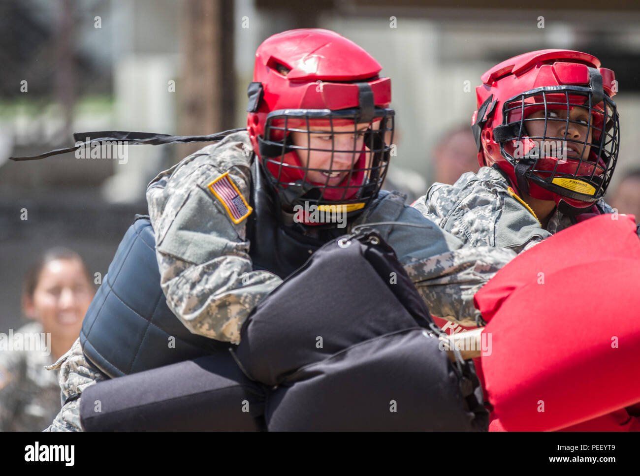 Two Soldiers of D Company, 3rd Battalion, 34th Infantry Regiment ...