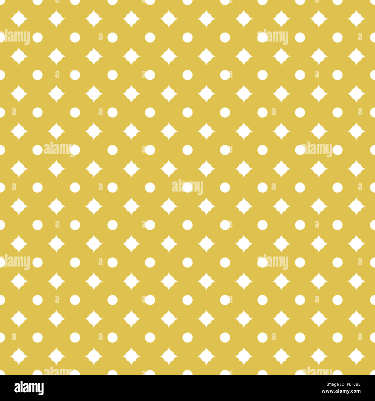 Abstract yellow seamless background with a white pattern Stock Photo ...
