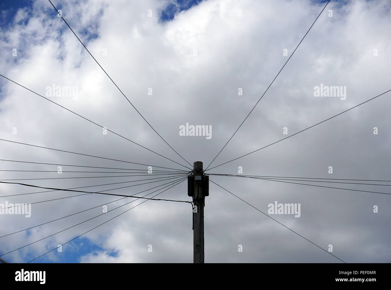 Overhead wires hi-res stock photography and images - Alamy